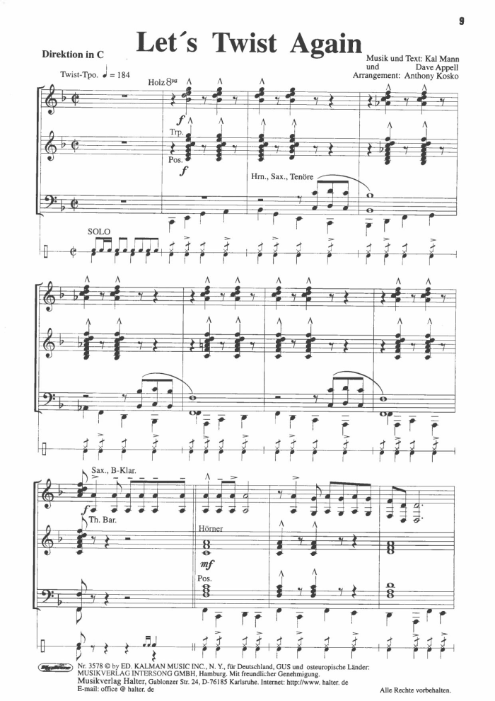 MusicaInfo.net/dettagli/Let's Twist Again (9448051)